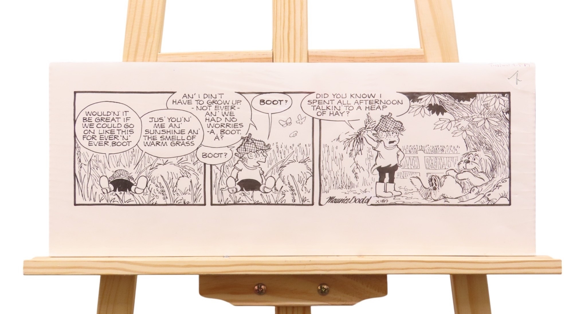 Maurice Dodd | MAURICE DODD, 1922-2005, AN ORIGINAL PEN AND INK CARTOON ...