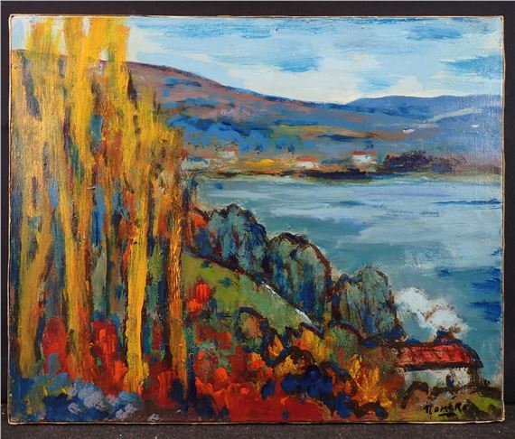 Homero Panagiotopulos | Paysage bord de mer | MutualArt
