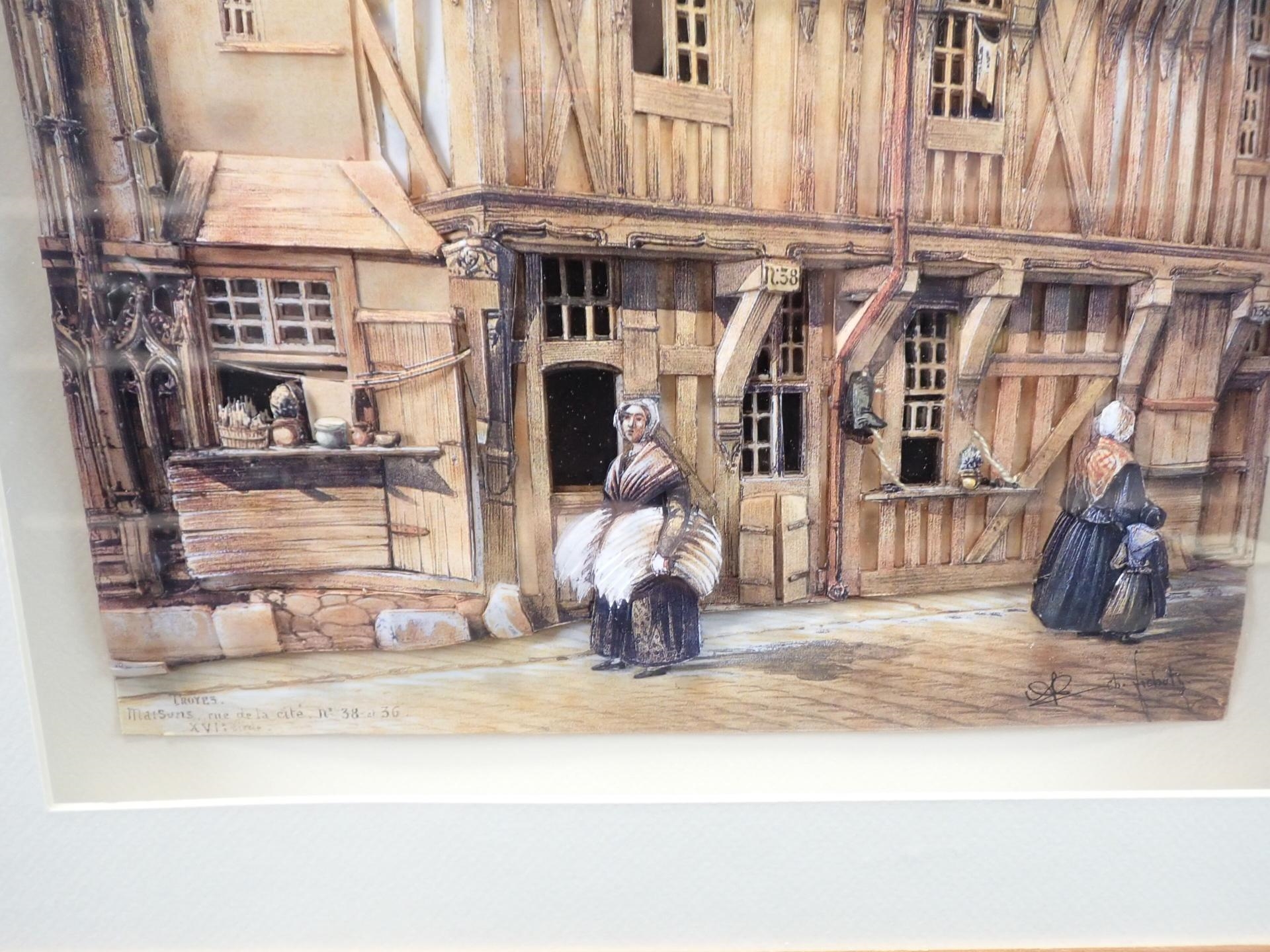 Charles Fichot | Diorama figurant les logettes de la cathédrale Saint ...