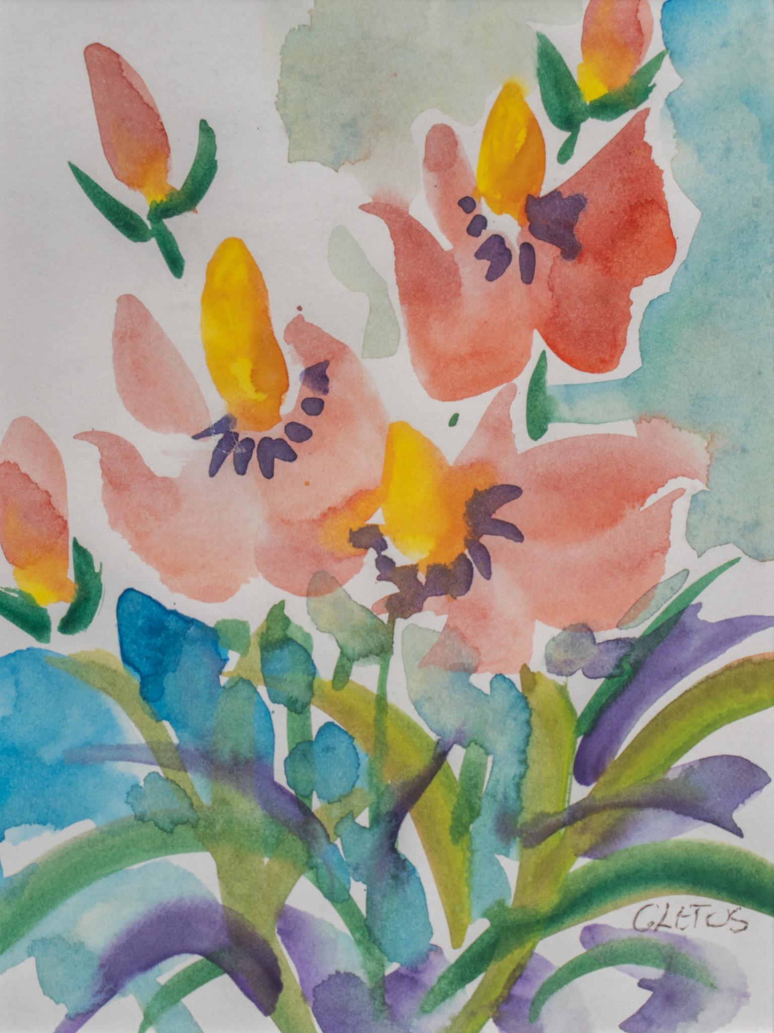 Brother Cletus Behlmann | Red Flowers | MutualArt