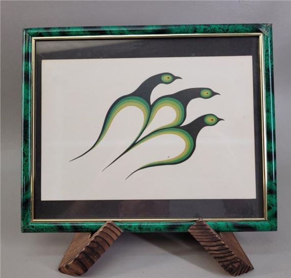 Liliane Inuit | Inuit Art Print vtg | MutualArt