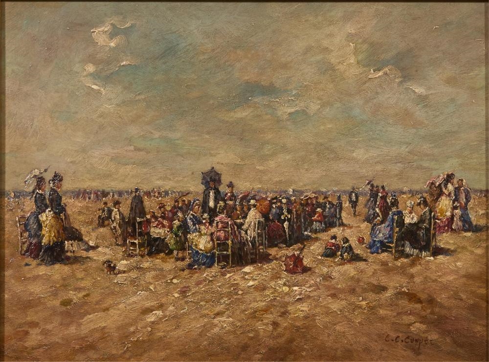 Claude Cahill Cooper | Old Beach Scene | MutualArt