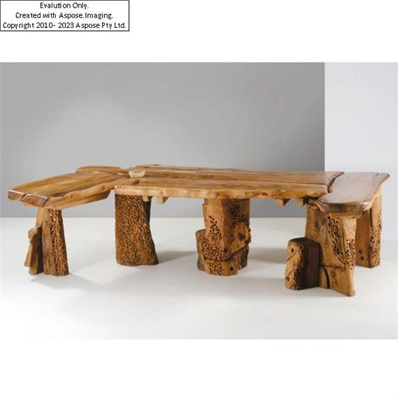 Urano Palma | WOODEN TABLE-SCULPTURE | MutualArt