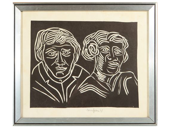 Beppe Serafini | Couple 1977 (1977) | MutualArt
