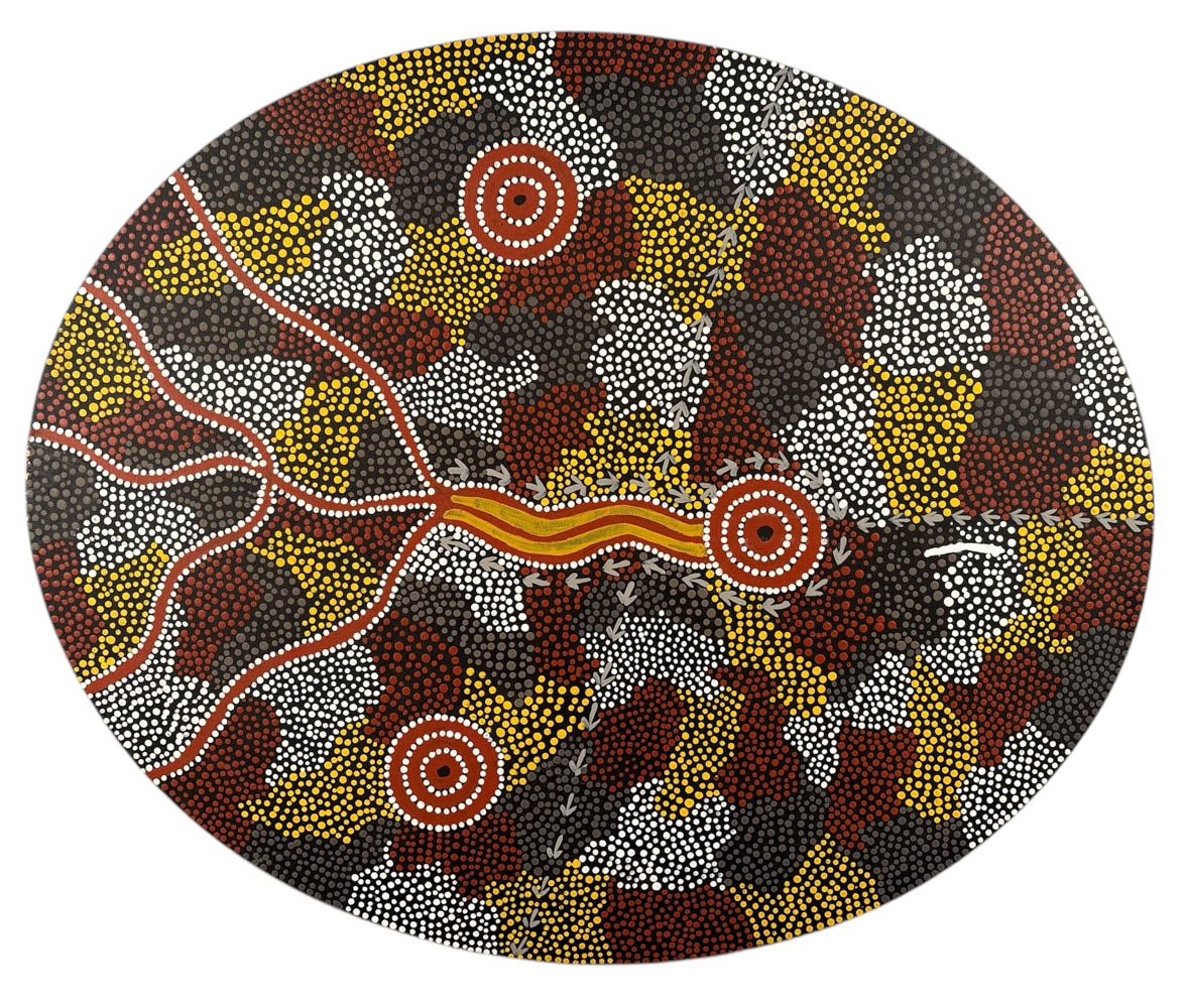 Ted Egan Jangala | Ted Egan Jangala (1940 - 2011) - Emu dreaming ...