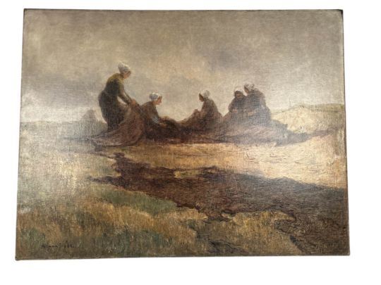 German Grobe | Netzflickerinnen (Circa 1900) | MutualArt