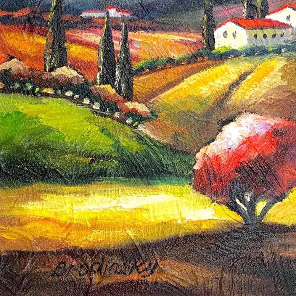 Slava Brodinsky | Slava Brodinsky Hand Signed Original Painting on ...