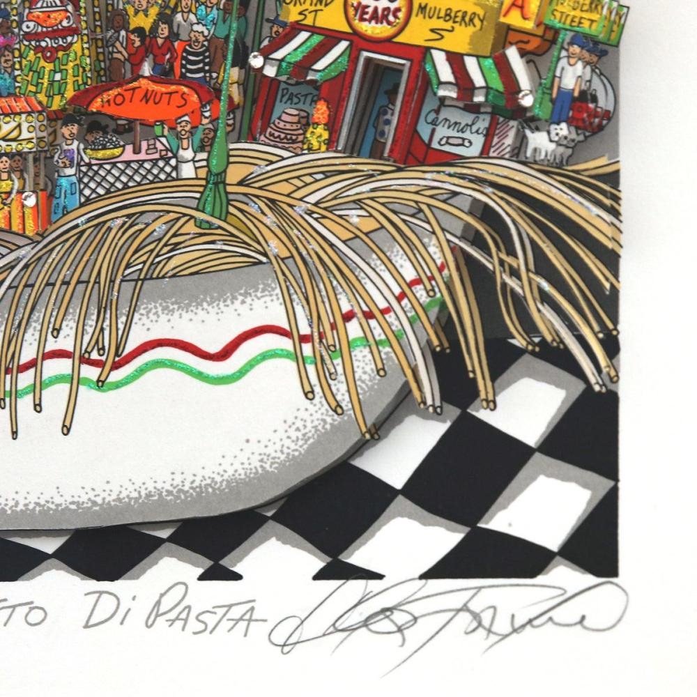 Charles Fazzino | Un Piatto Di Pasta | MutualArt