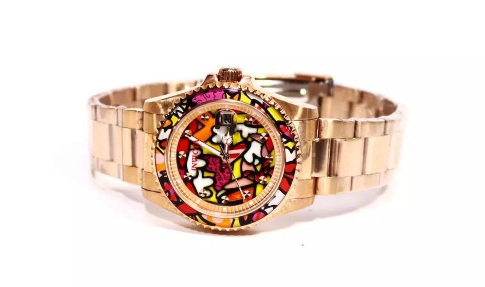 Romero Britto | LIMITED EDITION SPECIALTY INVICTA QUARTZ WATCH | MutualArt