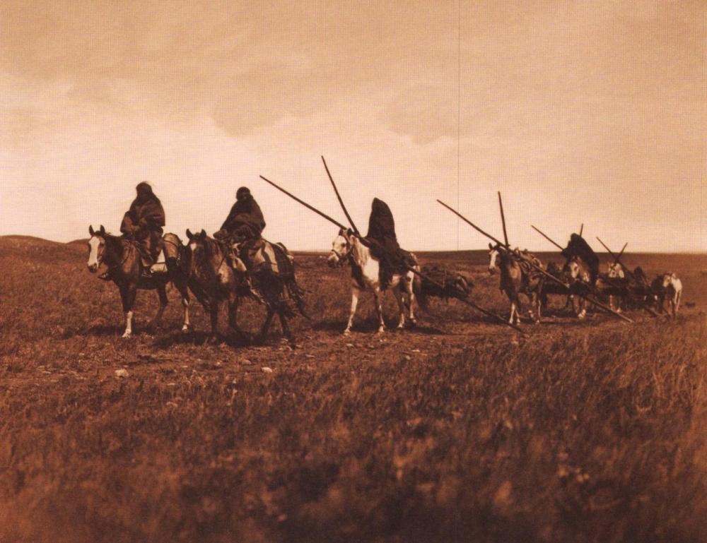 Edward S. Curtis | PLATE 57 TRAVAUX PIEGAN (1900) | MutualArt