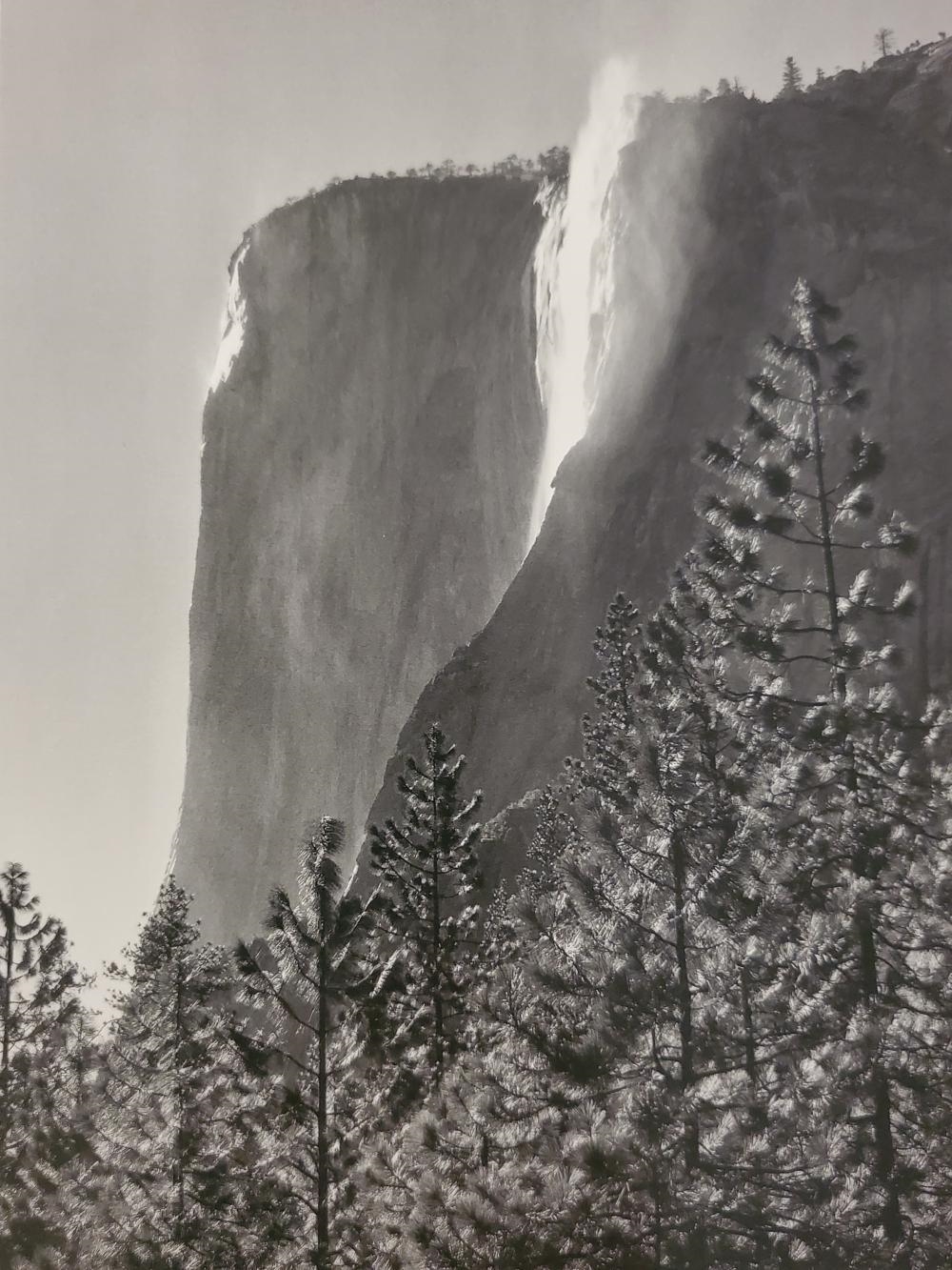 Ansel Adams | EL CAPITAN FALL (1952) | MutualArt