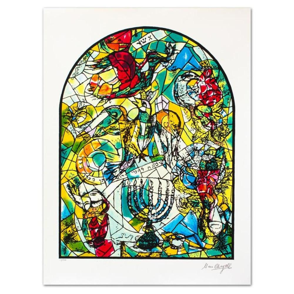 Marc Chagall | Asher Limited Edition Serigraph with Certificate of Authenticity. | MutualArt
