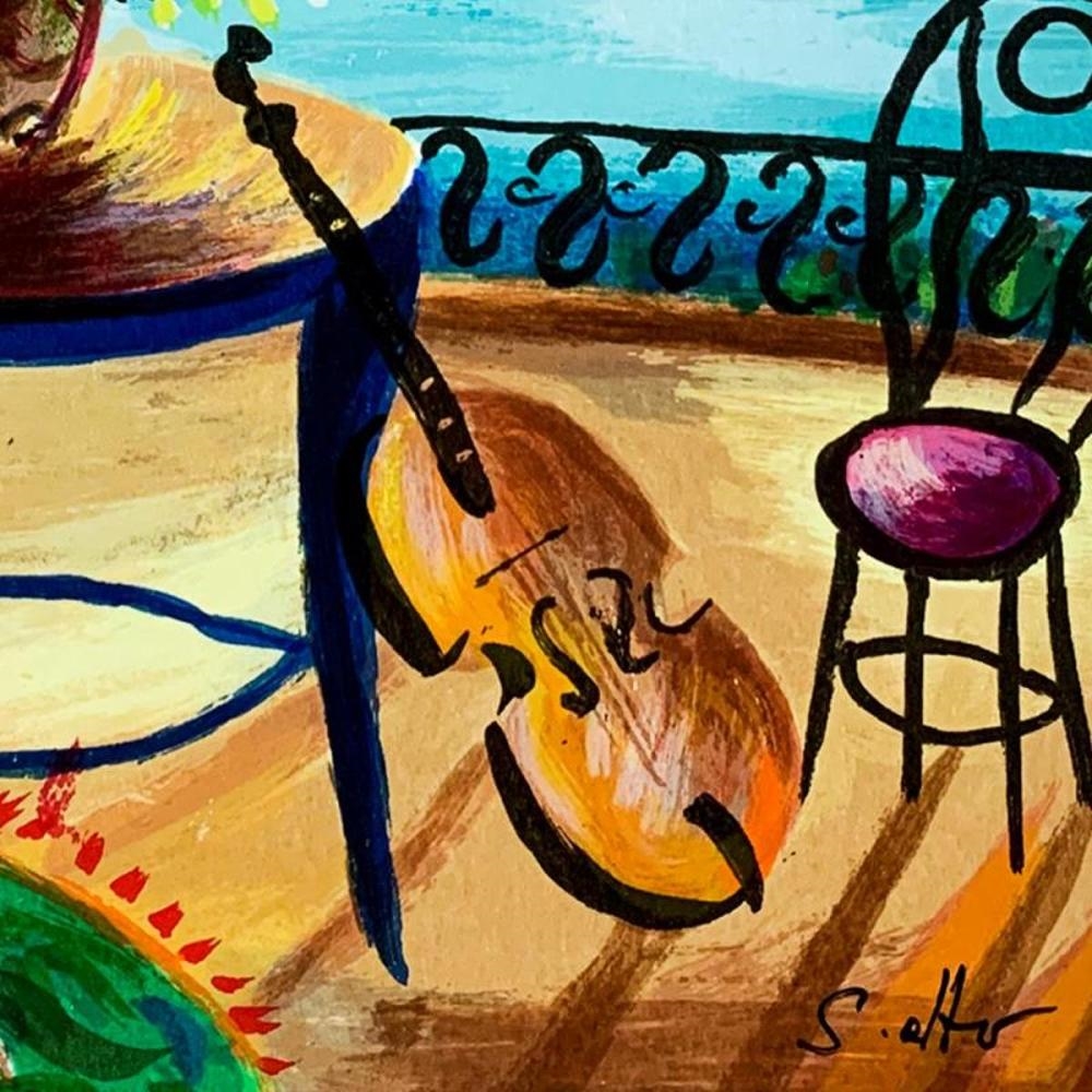 Shlomo Alter | Balcony Cello | MutualArt