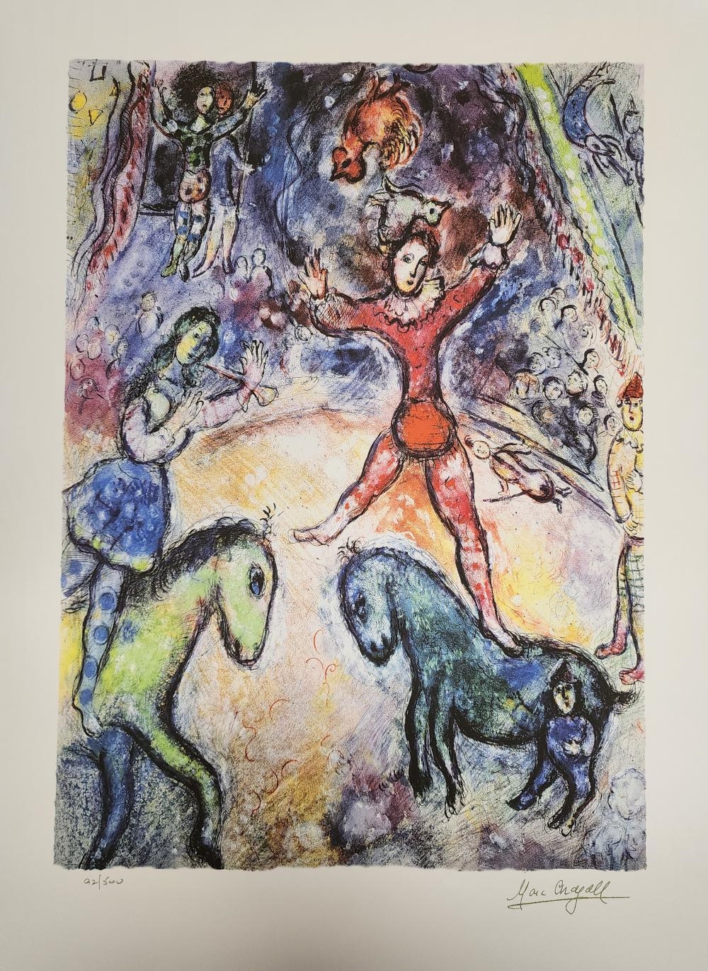 Marc Chagall | 'THE CIRCUS WITH JUGGLER' | MutualArt