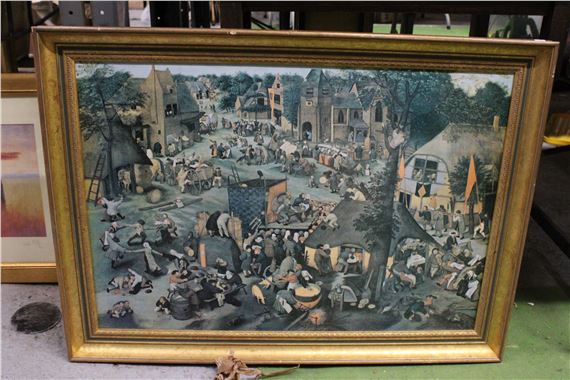 Hieronymus Bosch | Medieval village scene | MutualArt