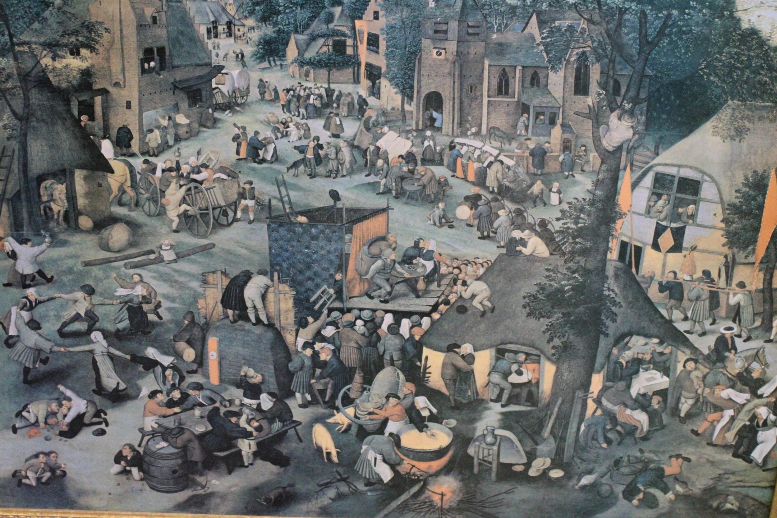 Hieronymus Bosch | Medieval village scene | MutualArt