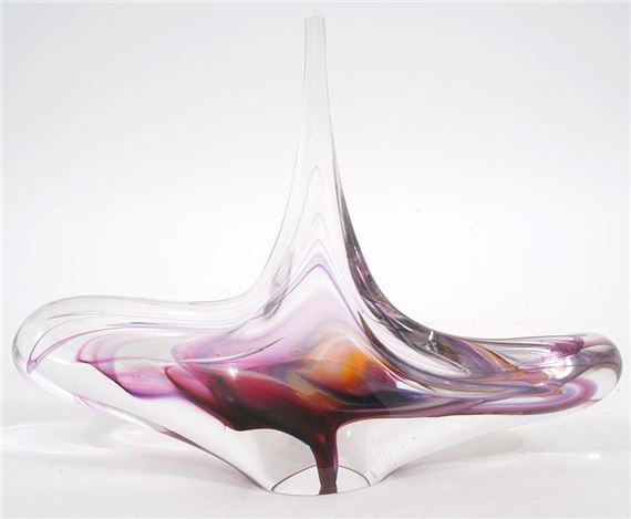 David Goldhagen | David Goldhagen Free-Form Art Glass Sculpture | MutualArt