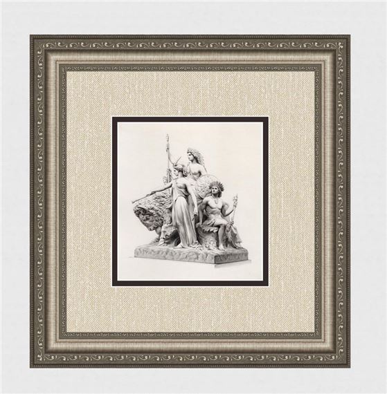John Bell | 1800s JOHN BELL Allegorical Engraving The Figure of America ...