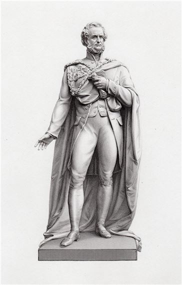 Matthew Noble | Matthew Noble The Earl of Derby 1875 engraving | MutualArt