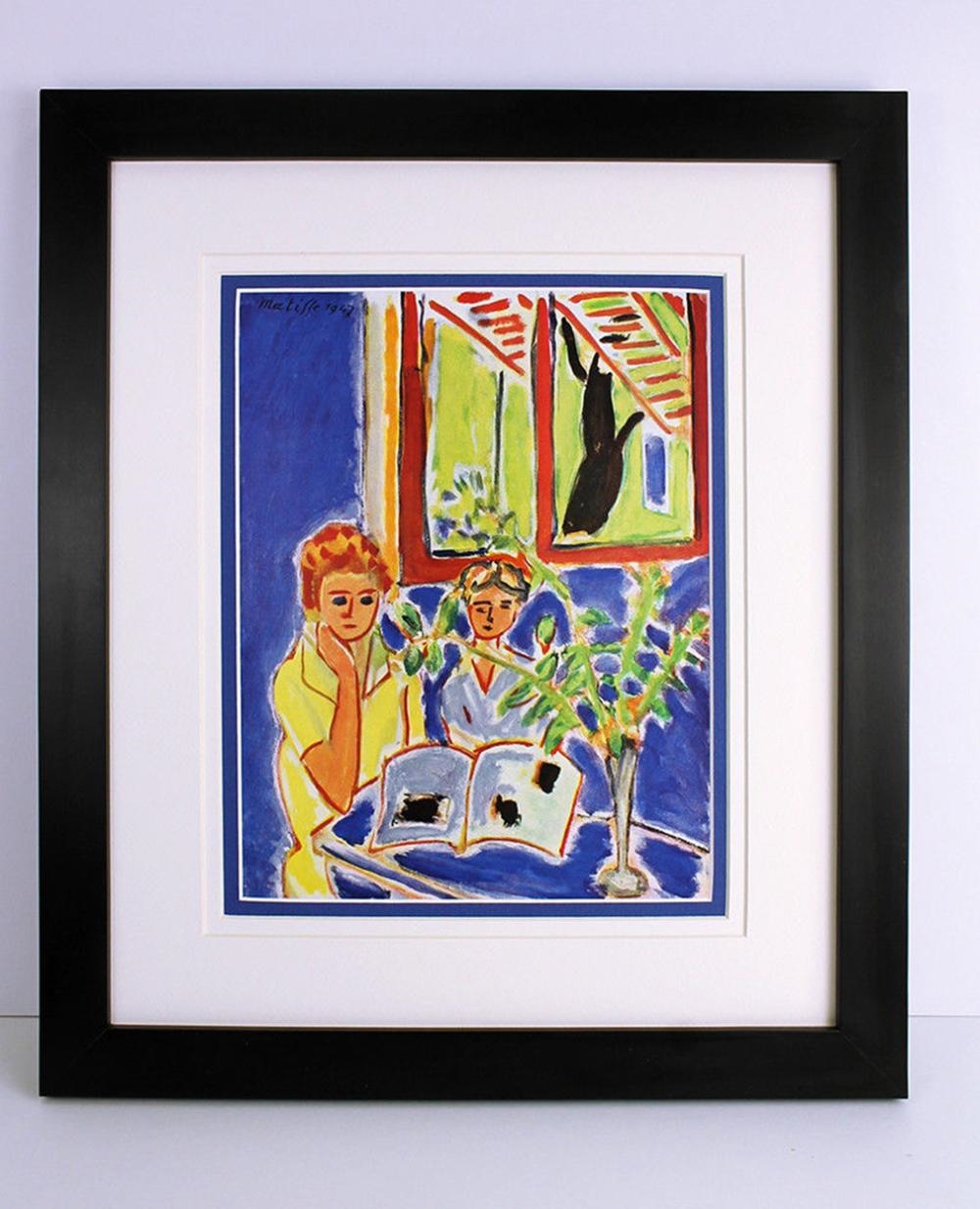 Henri Matisse | Henri Matisse Two Girls in a Blue Interior | MutualArt