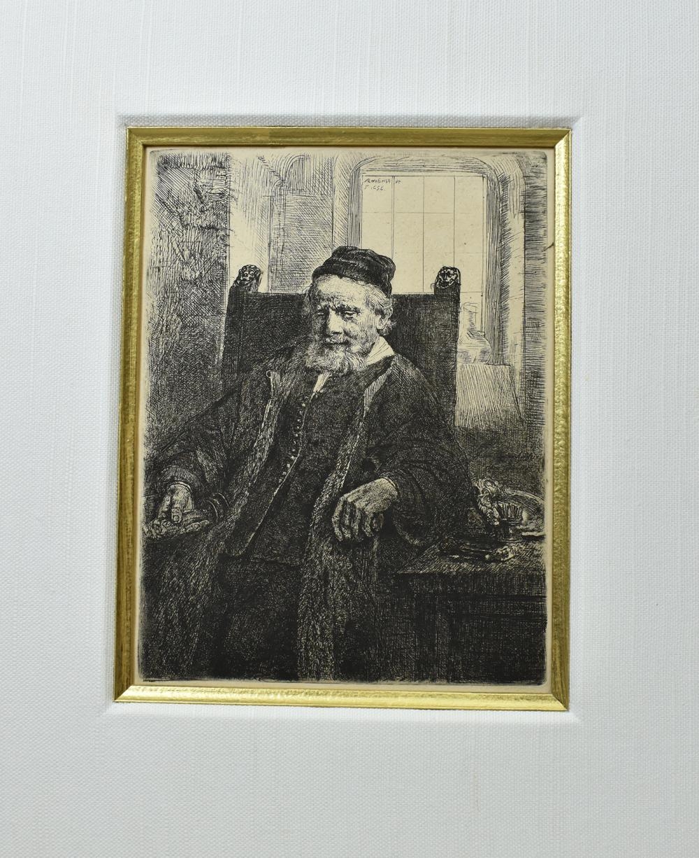 Rembrandt van Rijn | REMBRANDT Etching B276 Jan Lutma The Goldsmith ...