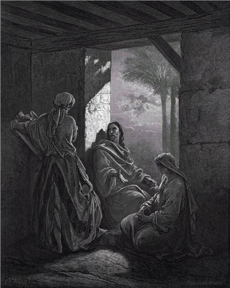 Gustave Doré | 1800s Gustave DORE SIGNED Religious Woodcut JESSU ...