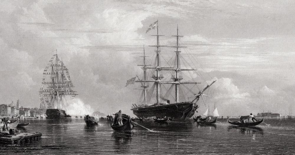 Edward William Cooke | Edward William Cooke 1800s Engraving Harbor ...