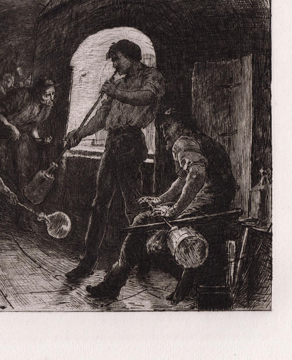 George Percy Jacomb-Hood | George Percy Jacomb-Hood Glass Blowing 1881 ...