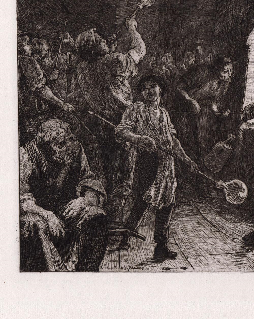 George Percy Jacomb-Hood | George Percy Jacomb-Hood Glass Blowing 1881 ...