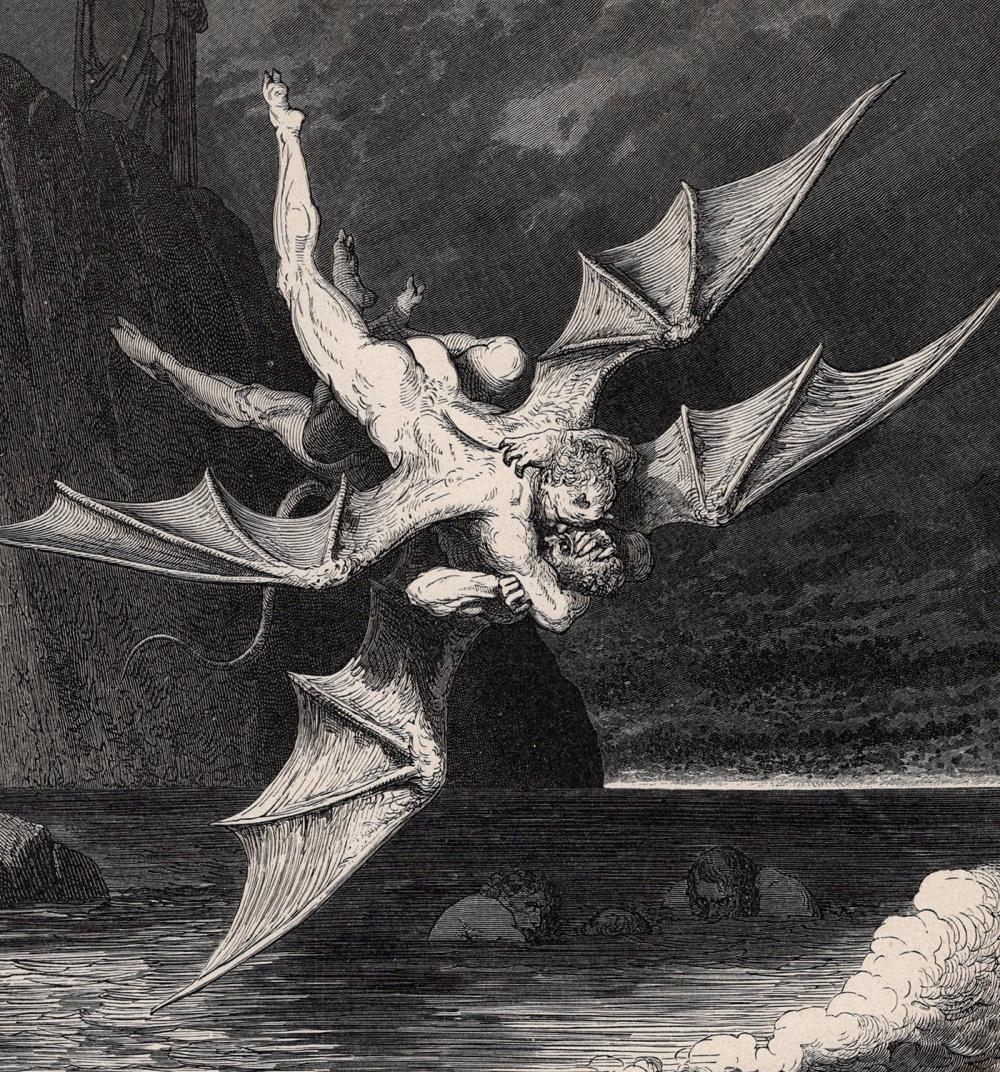 Gustave Doré | Gustave Dore Winged Demons (Dante's Divine Comedy ...