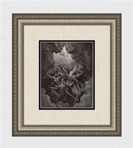 Gustave Doré | Gustave Dore War in Heaven (Milton's Paradise Lost) c ...