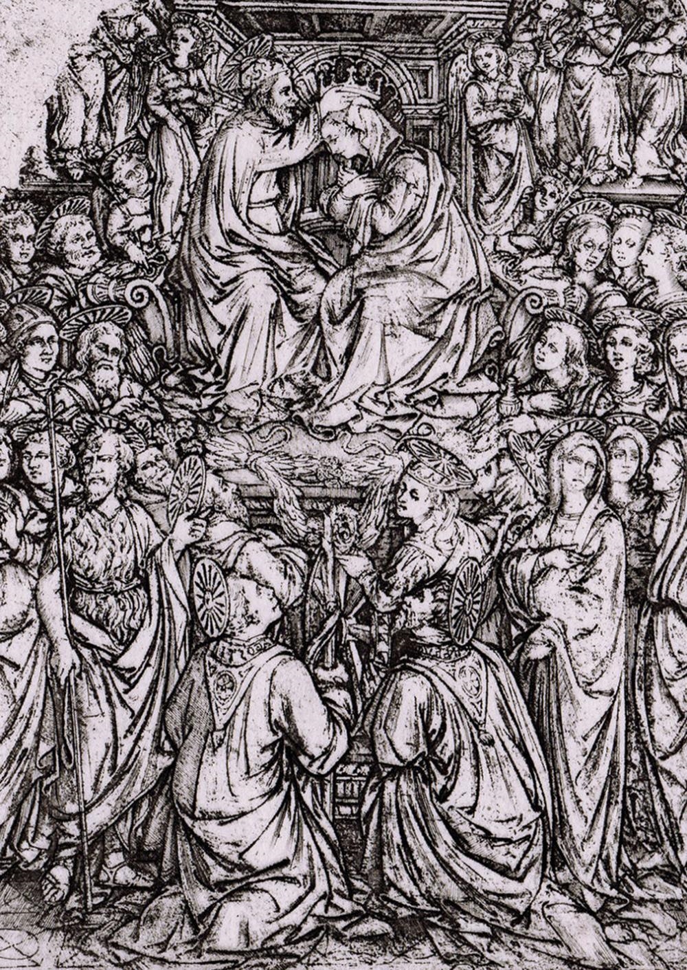 Maso Finiguerra | Maso Finiguerra Coronation of the Virgin 1880 etching ...