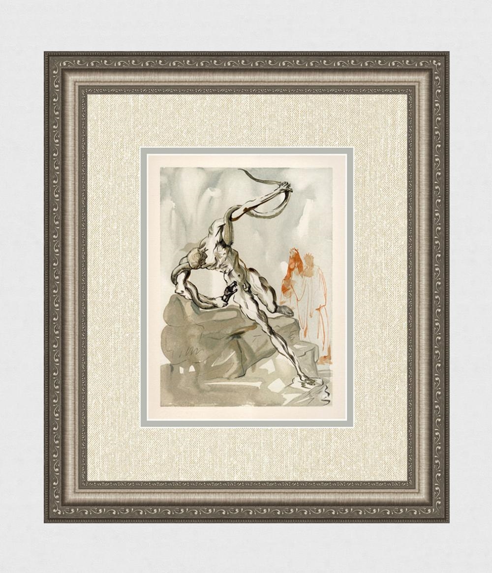 Salvador Dalí | 1960 Salvador Dali Thieves Authentic Woodcut | MutualArt