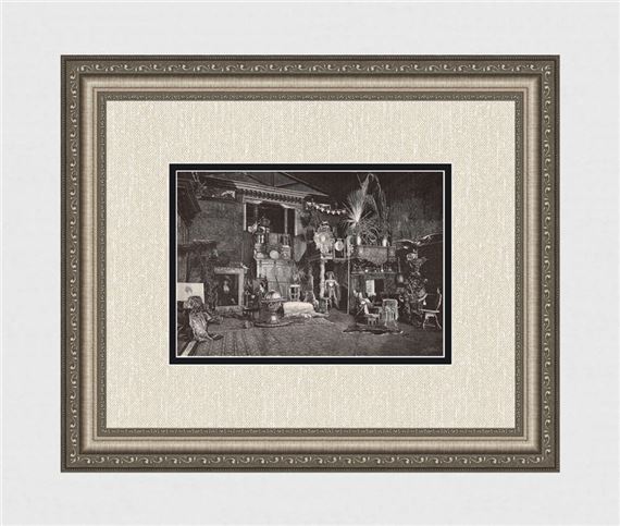 Hans Makart | 1800s Antique Print Hans Makart In Makart's Large Studio ...