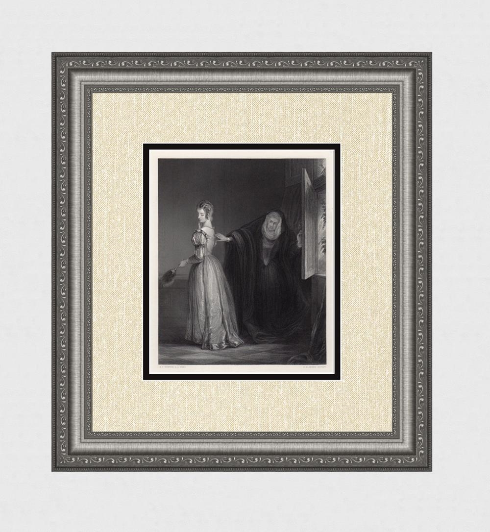 Gilbert Stuart Newton | Fabulous Gilbert Stuart Newton 1800s Engraving ...