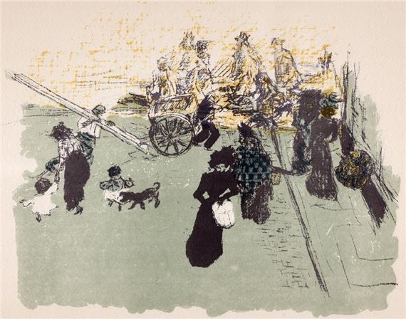 Pierre Bonnard | 1948 Pierre BONNARD Color Lithograph Busy French ...