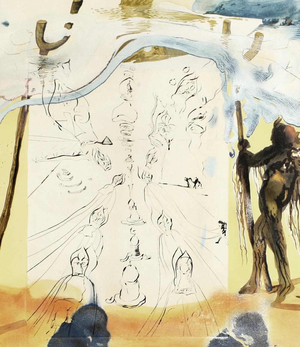 Salvador Dalí | Salvador Dali Moses Monotheism Etching/Lithograph ...