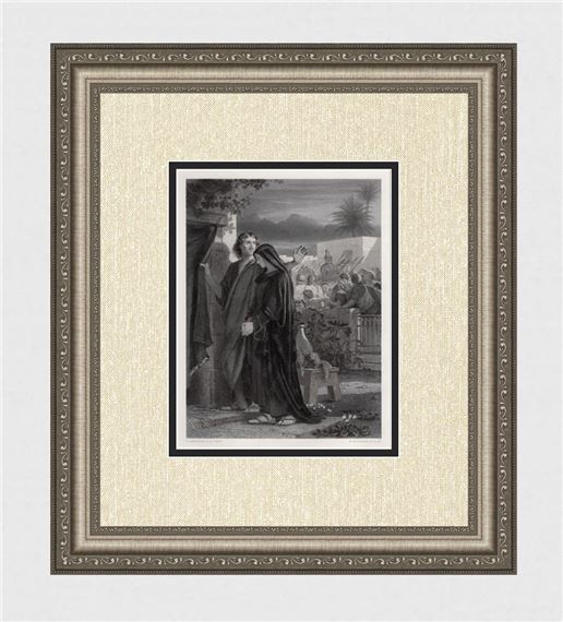 Edward Armitage | Pretty Edward ARMITAGE 1800s Engraving St John ...