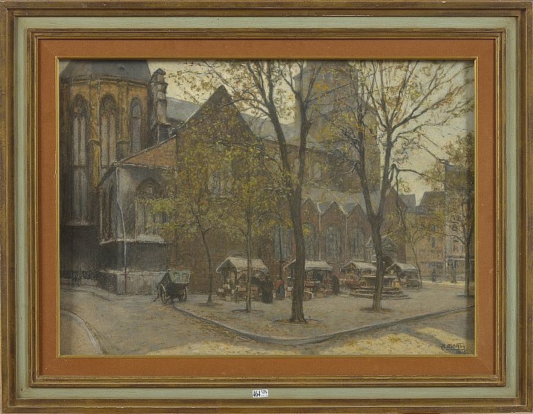 Alfred Martin | Le sablon (1916) | MutualArt
