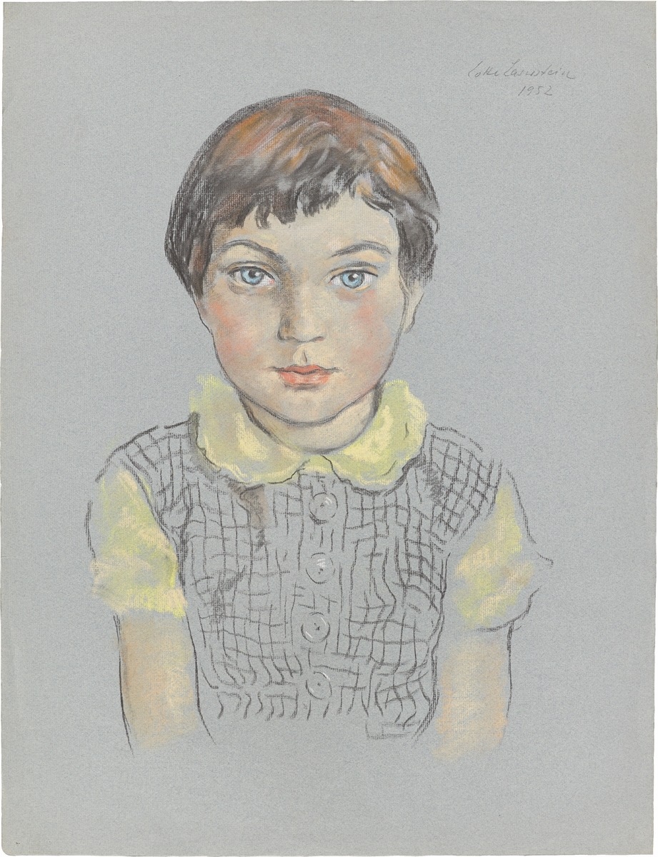 Lotte Laserstein | Portrait of a girl (1952) | MutualArt