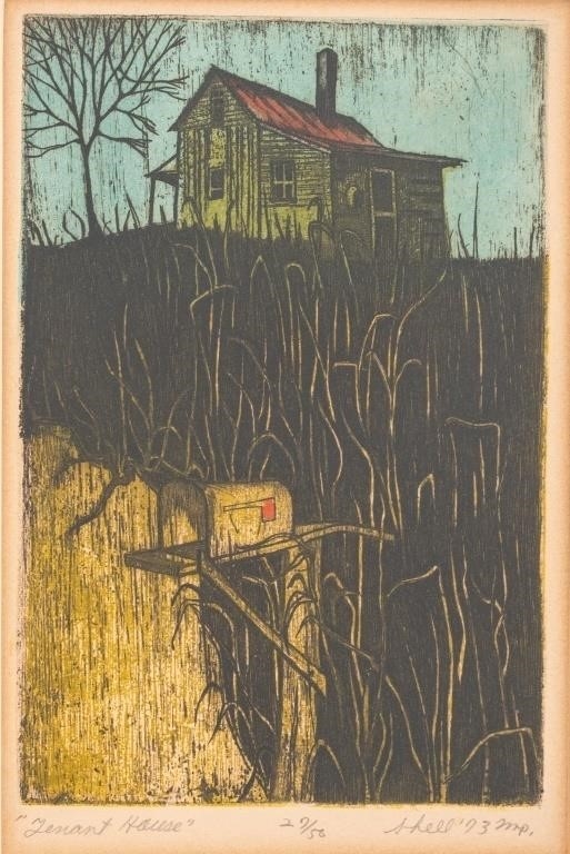 James A. Shell | James Shell Farmhouse Scenes Color Etchings, 3 (1973 ...