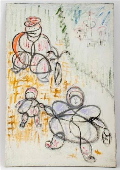 Kayo Lennar | Kayo Lennar Abstract Landscape Mixed Media (1985) | MutualArt