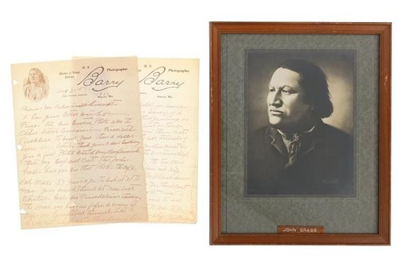 David F. Barry | Chief John Grass (1918) | MutualArt