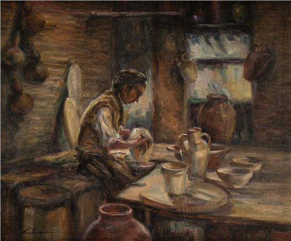 Unknown | FRANCISCO VALENCIA SOLER Valencia (1936) / (2023) The pott ...