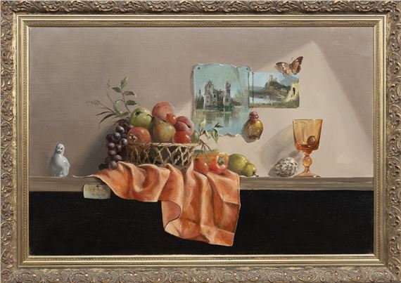 Deborah Jones | STILL LIFE WITH FRUIT AND BUTTERFLY (1980) | MutualArt