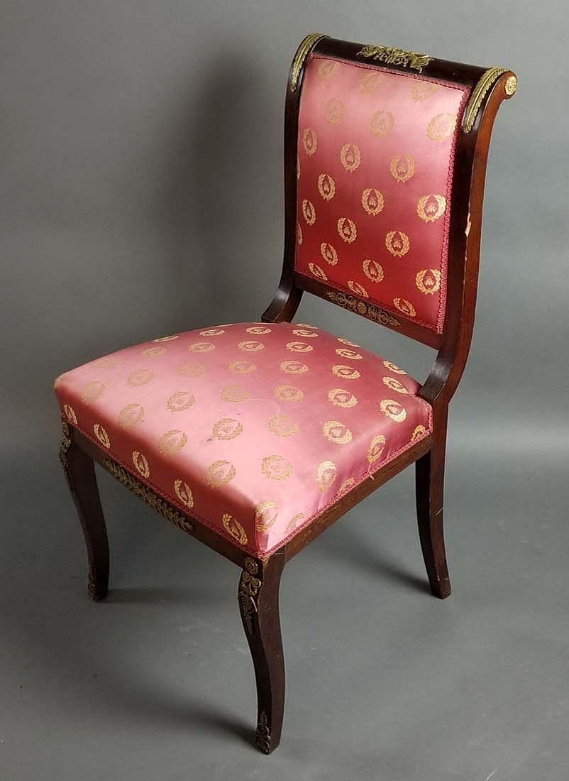 Michael Jackson | Set of Late 19th C. Empire Bench and Chairs (Late 19 ...