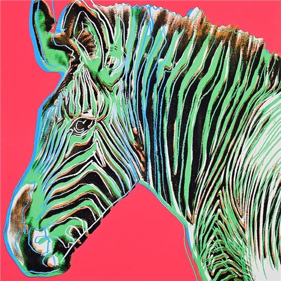 Andy Warhol | Zebra from the Endangered Species Series | MutualArt