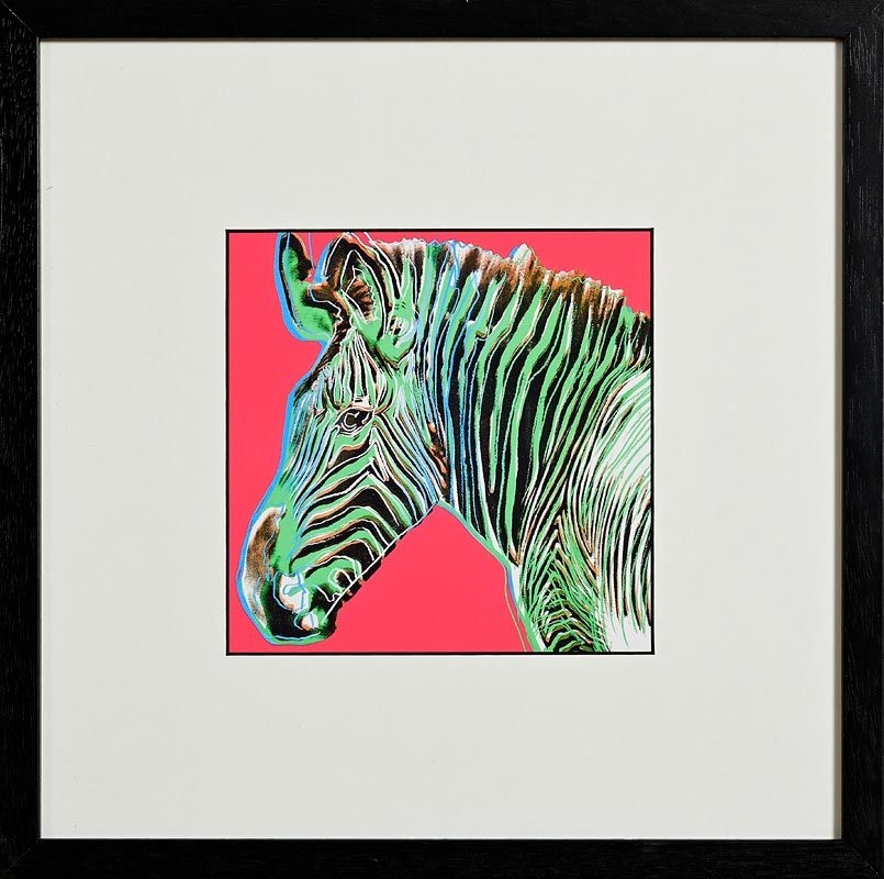 Andy Warhol | Zebra from the Endangered Species Series | MutualArt