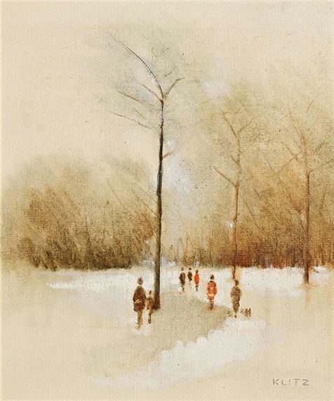 Anthony Klitz | Winter in the Park | MutualArt