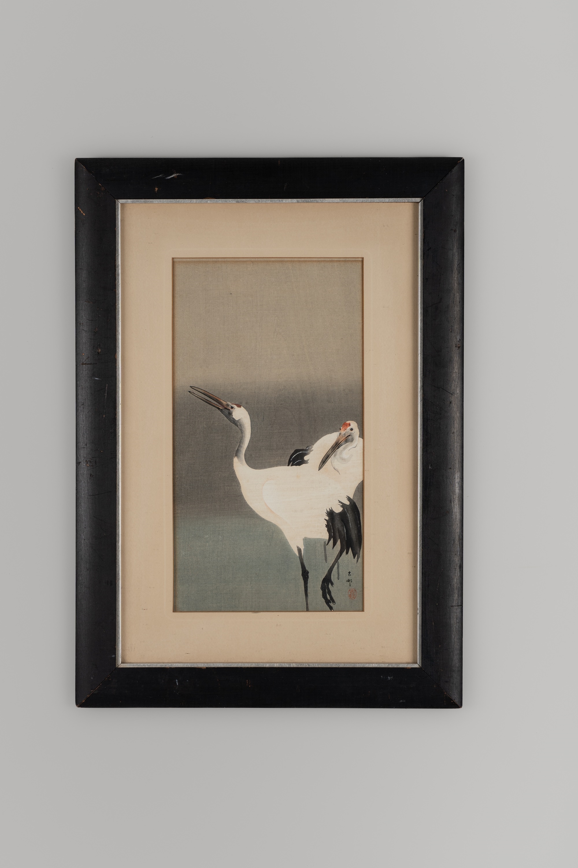 Ohara Koson | OHARA KOSON: TWO RED-CROWNED CRANES | MutualArt